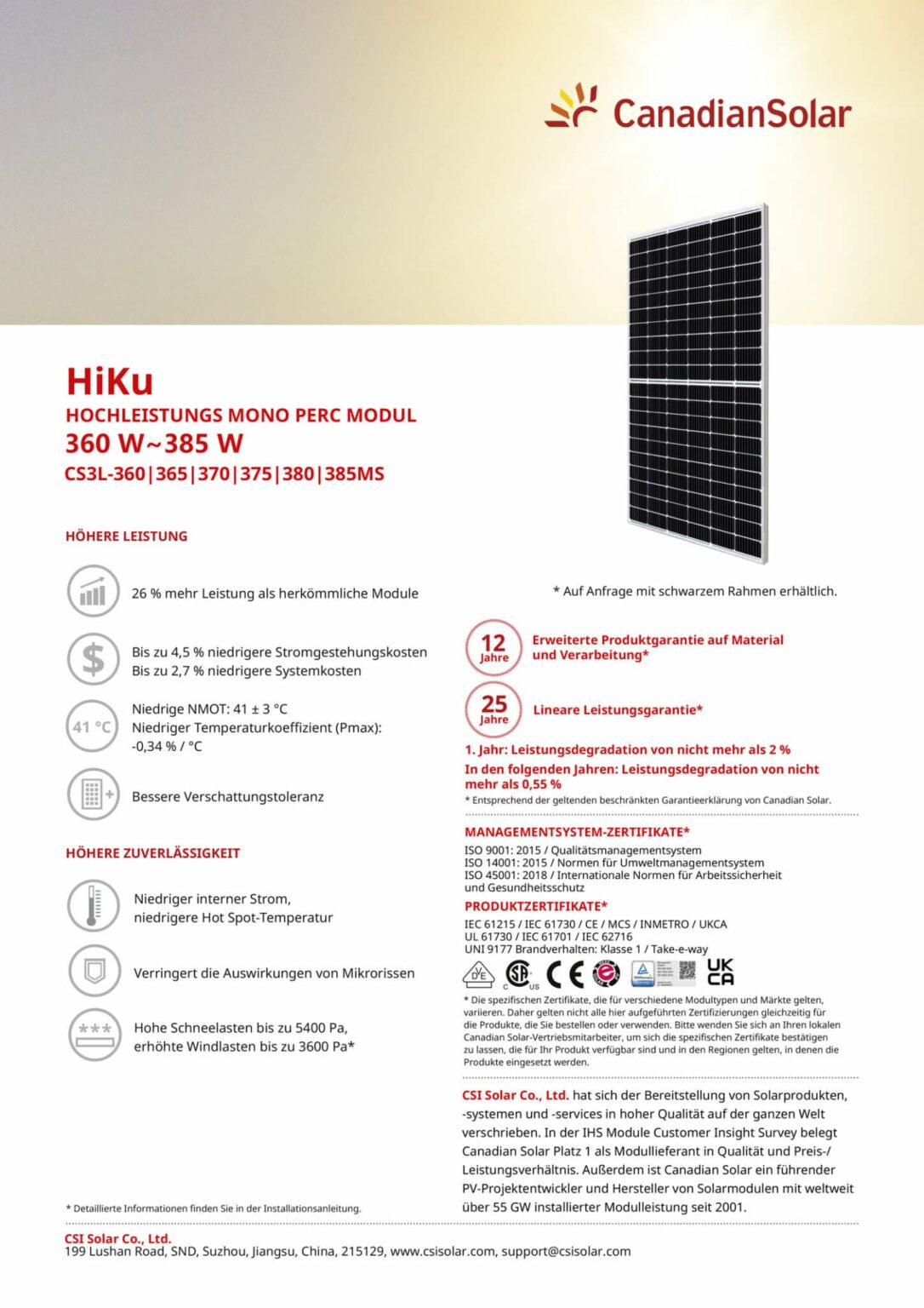 Datenblätter: Photovoltaik, Heizung, Wärmetechnik | OSNATECH